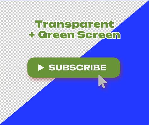 Green Youtube Animated Subscribe Button Animation Subscribe Etsy