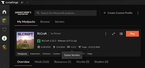 Installing Minecraft Mods and Modpacks: CurseForge support