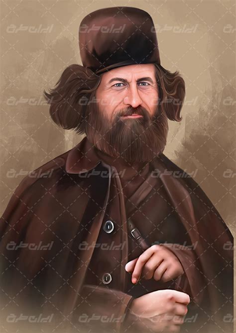 نقاشی دیجیتال میرزا کوچک خان جنگلی ایران طرح