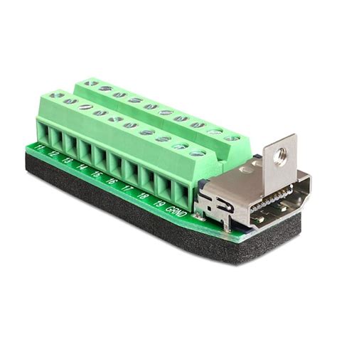 Delock Terminal Block Adapter Hdmi Female To 20 Pin Geewiz