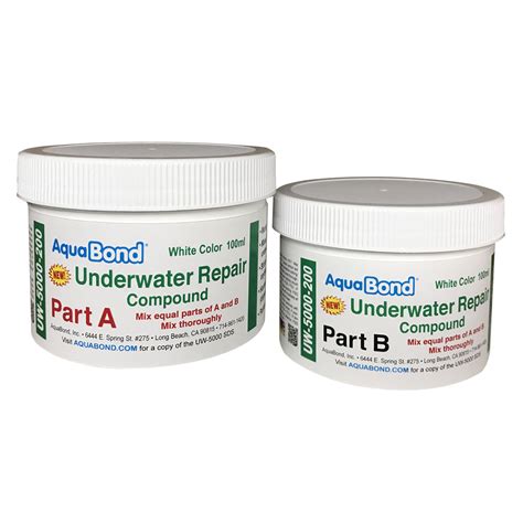 Underwater Repair Adhesives Aquabond