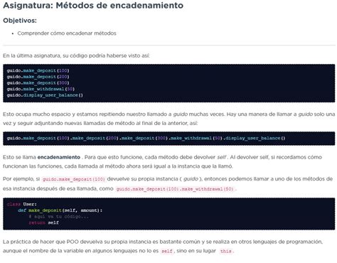 Métodos de encadenamiento en python Stack Overflow en español