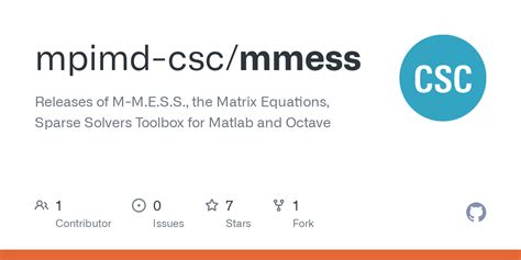 Github Mpimd Cscmmess Releases Of M Mess The Matrix Equations