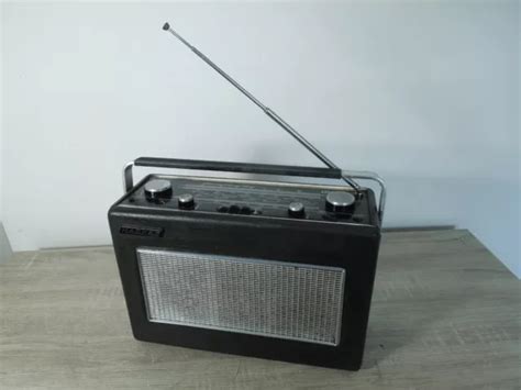 Vintage Retro 1960s Hacker Sovereign Rp18 Transistor Radio Fm Lw Mw