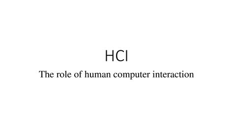 SOLUTION Hci Powerpoint Studypool
