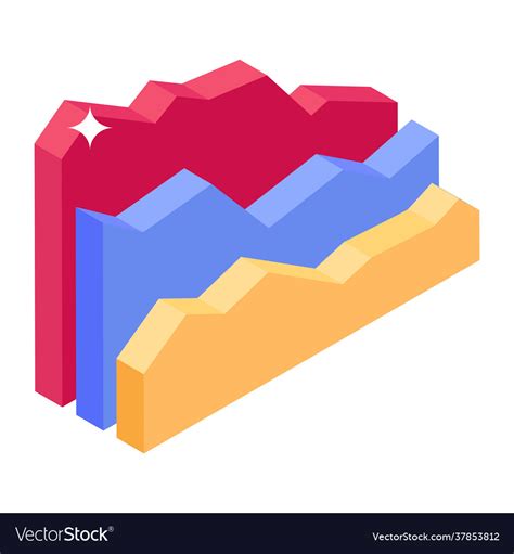 Streamgraph Royalty Free Vector Image Vectorstock