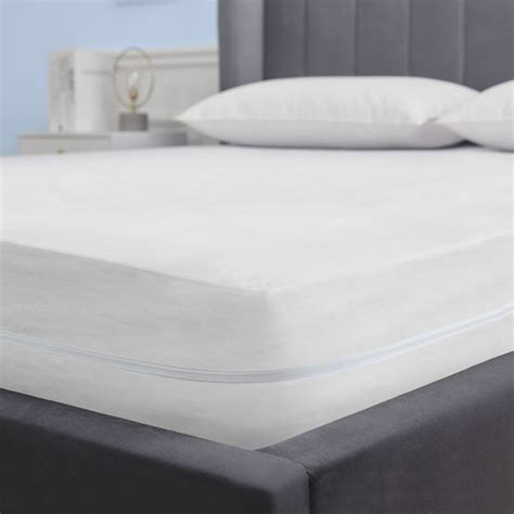 Fabric Zippered Waterproof And Bed Bug Dust Mite Mattress Encasement