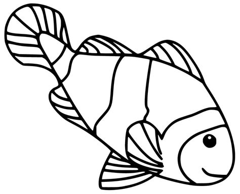 Dibujos De Pez Payaso Para Colorear E Imprimir Coloringlib