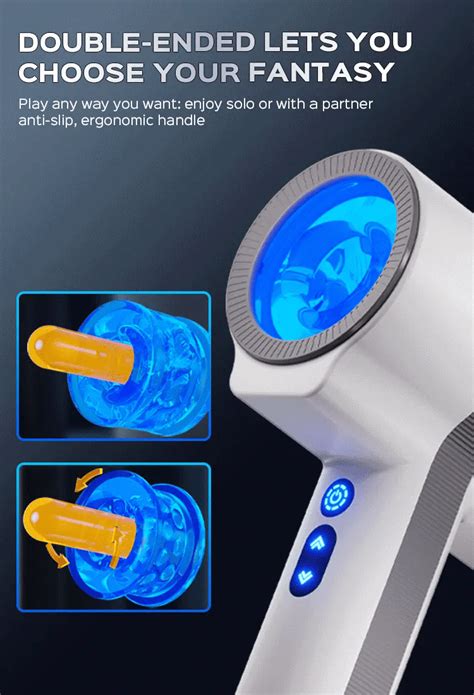 Pulsar Double Ended Handheld Vibrating Thrusting And Rotating Automatic
