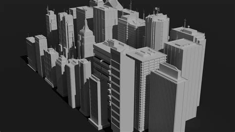 City Building Kitbash Pack Vol Flippednormals City Building Kitbash Pack Vol Flippednormals