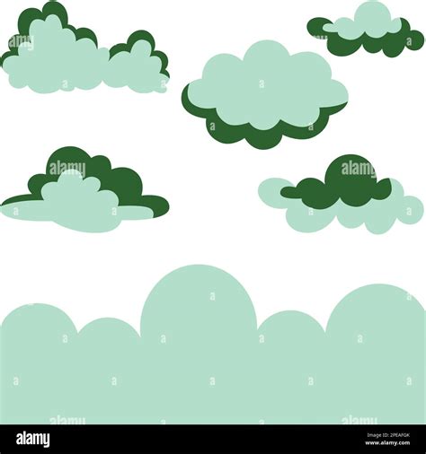 Blue Sky Background Beautiful Clouds Stock Vector Images Alamy