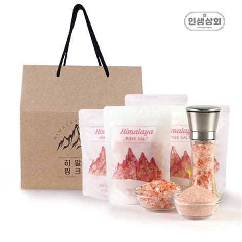 히말라야 핑크솔트 선물세트 250g 5팩 그라인더1개 설명절 선물세트 핑크솔트 250gx5개 그라인더1개 4대1 에누리 가격비교