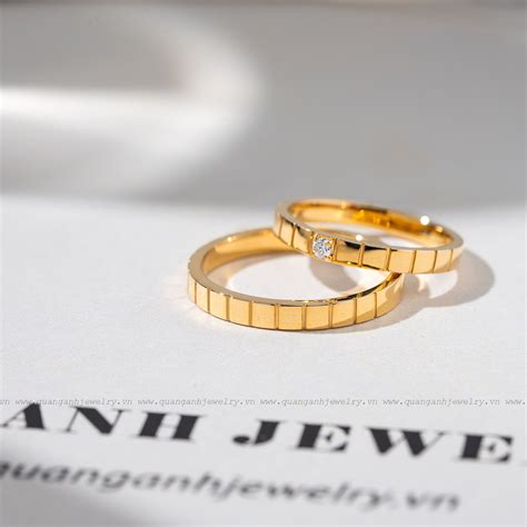 Nhẫn Cưới Vàng Nc0650 Quang Anh Jewelry