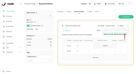 Bug Chinese Word Appearing On Feature Flags Experimentation Page In