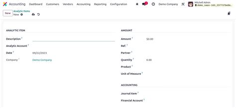 Analytic Items In Odoo 17 Accounting Odoo V17 Enterprise Edition Book