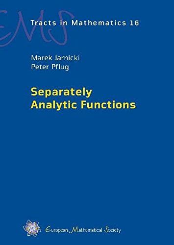 『separately Analytic Functions』｜感想・レビュー 読書メーター