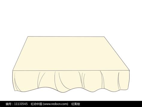 原创手绘小清新餐桌桌面桌布餐布插画图片下载 红动中国
