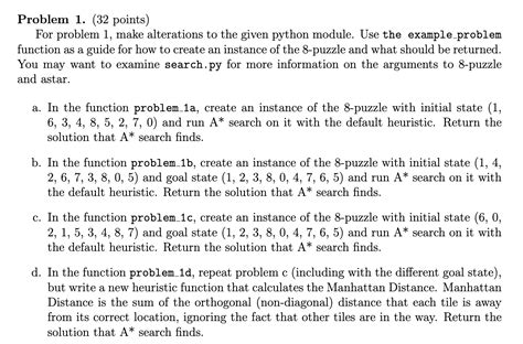 Solved Problem 1 32 Points For Problem 1 Make