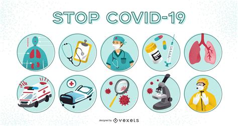 Covid 19 Prevention Illustration Set Vector Download
