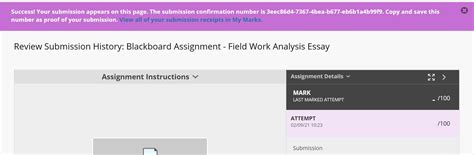 Submitting An Assessment Via A Blackboard Assignment Learning At Lincoln