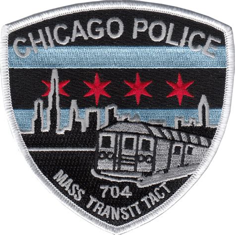 Chicago Police Shoulder Patch Mass Transit Tactical Team Mttt