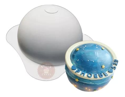 Molde Silicona Media Esfera Domo Torta 18cm Reposteria