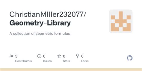 GitHub ChristianMIller Geometry Library A Collection Of Geometric Formulas