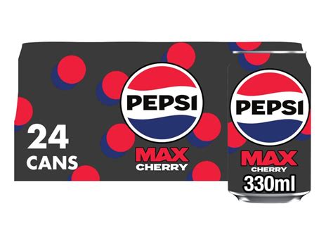 Pepsi Max Cherry No Sugar Cola Cans 24 X 330ml Desertcart India