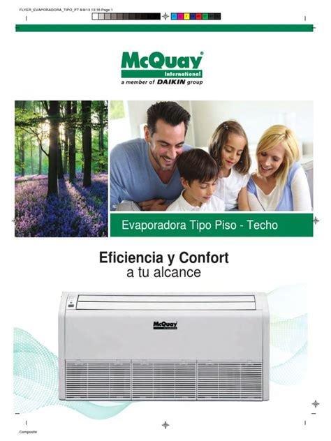 Serie Mqs Evaporadora Tipo Piso Techo 1 Pdf