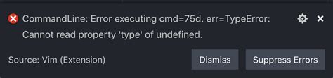 Line Number D Causes Type Error Issue VSCodeVim Vim GitHub