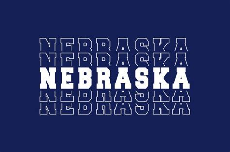Illinois Stacked Inline Graphic By Basyar Creative Fabrica