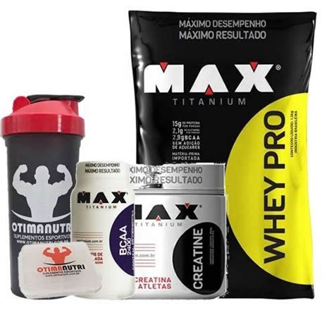Combo Whey Pro 1500g Chocolate Creatina 150g Bcaa Porta Caps