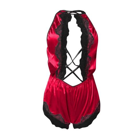 Adviicd Wedding Lingerie For Bride Women Teddy Lingerie One Piece Lace