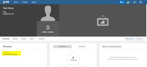 No Validation For Email Field Types In The Users Profile Hosted