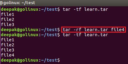 Tar Command Examples In Linux Cheat Sheet GoLinuxCloud