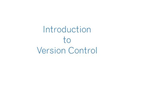Vpundit On Linkedin Introduction To Version Control Day 30
