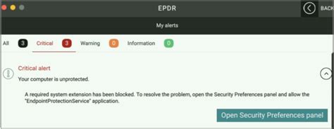 configure permissions to enable watchguard endpoint security in mac devices