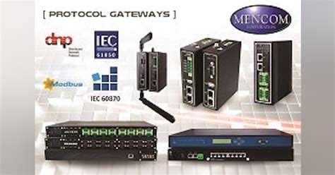 Industrial Networks Mencom Industrial Protocol Gateways For Legacy Systems Integration