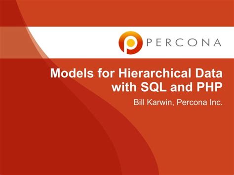 models for hierarchical data pdf