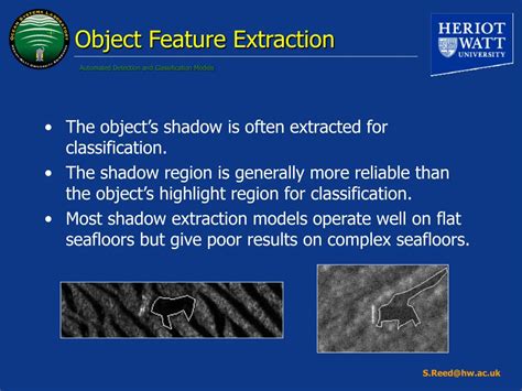 Ppt A Model Based Approach To The Detection And Classification Of Mines In Side Scan Sonar