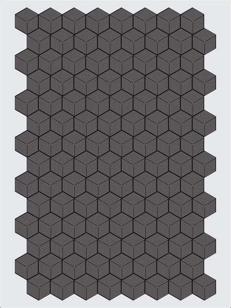 Textura Vetorial Hexagonal Vetor Premium