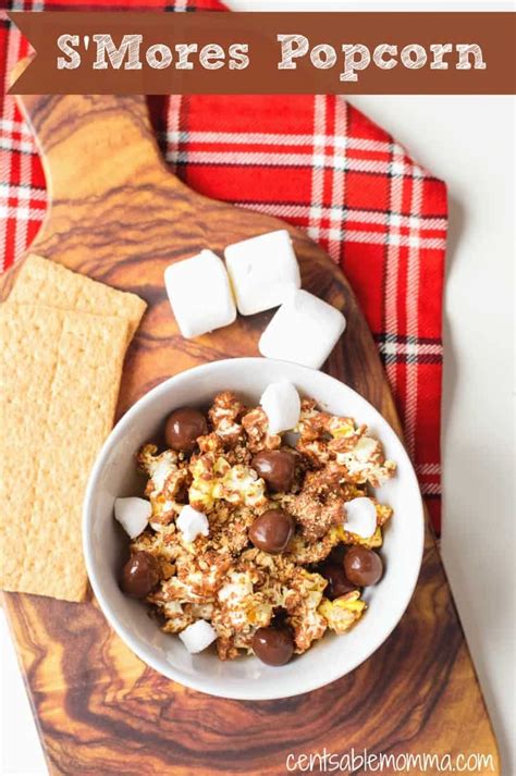 Smores Popcorn Recipe Centsable Momma