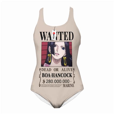 Boa Hancock Wanted Swimsuit Anime Swimwear Gearotaku