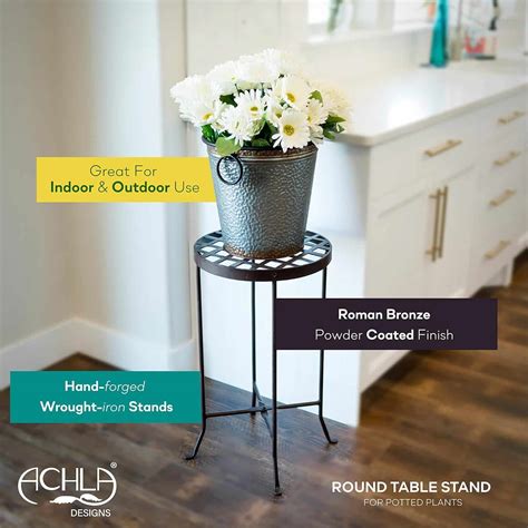 Achla Designs Flowers Plant Stand Review Wrought Iron Furniture