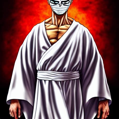KREA AI A Man Wearing White Robes With A Angry Greek Theat