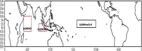 Region For Dipole Mode Index DMI For Indian Ocean A Western