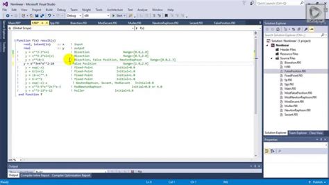 ریشه یابی معادلات به روش عددی با استفاده از فرترن مدیادرس تماشا