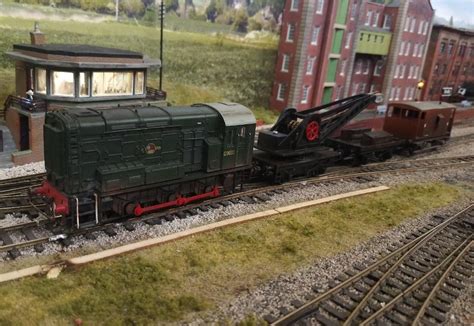 British Railways Class 08 With A 3d Printed Recovery Crane And Kit
