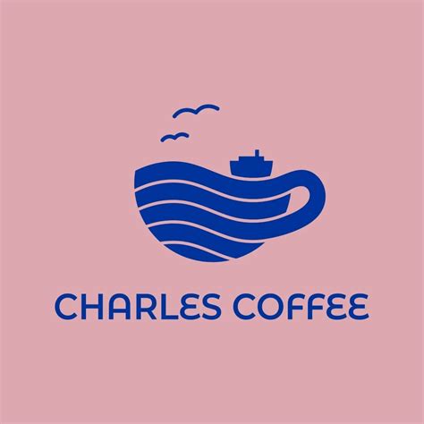 Charles Coffee 커피 카페 브랜드 로고 디자인 심볼 로고 디자인 포트폴리오 크몽