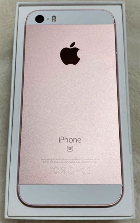 Iphone Se Rose Gold 64 Gb Au メルカリ